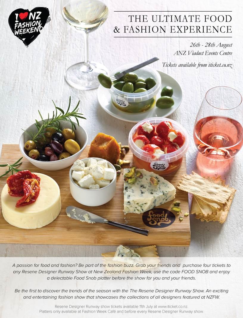 Food Snob | Enjoy a Food Snob Cheese Platter at this year's NZFW!