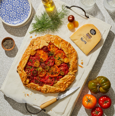 Food Snob | DUTCH GOUDA & TOMATO GALETTE